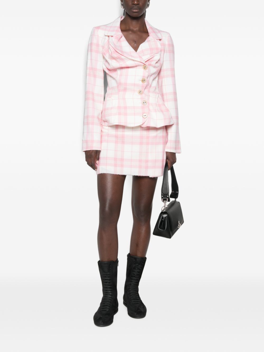 VIVIENNE WESTWOOD Vivienne Westwood Checked Kilt Mini Skirt
